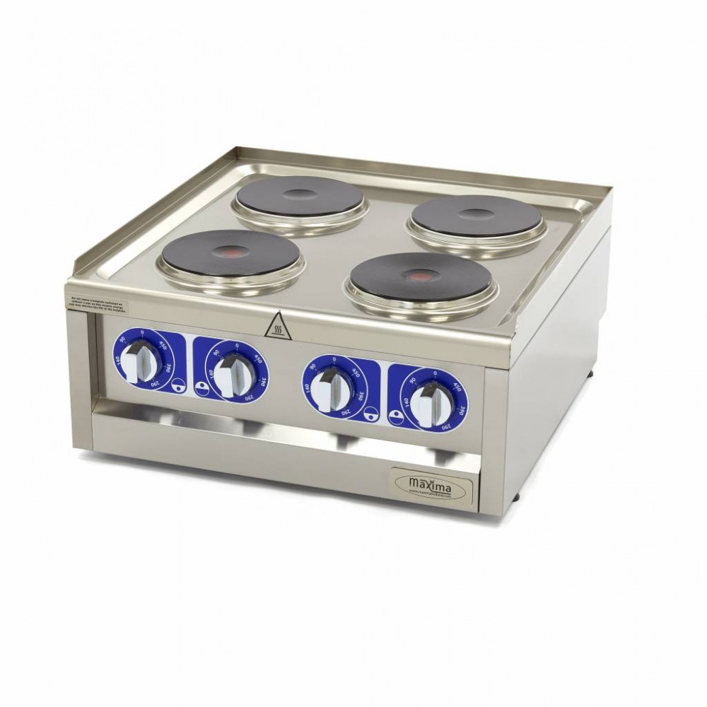 Commercial Grade Cooker - 4 Burners - Double Unit - 60cm Dee